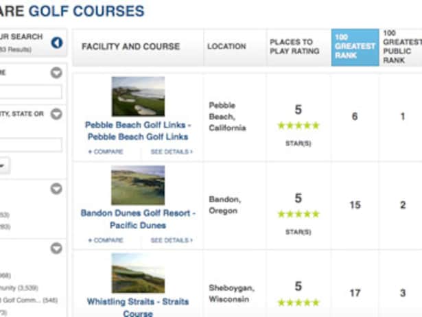 Introducing Golf Digest's new Course Finder | Golf News and Tour ...