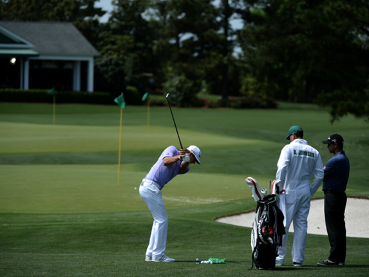 Photos: Dustin Johnson at the Masters | Golf World | Golf Digest
