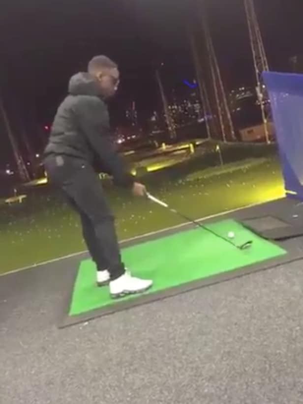 Man tries, and dramatically fails, to hit ball at driving range | Golf ...