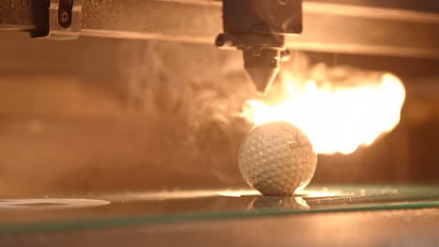 Here's what happens when golf balls battle laser beams | Golf News and ...