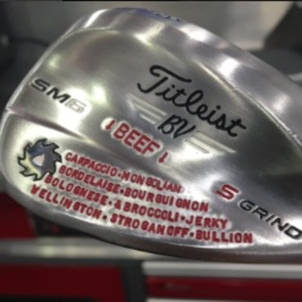 "Beef" has another Beef-themed wedge from Titleist, and of course it's ...
