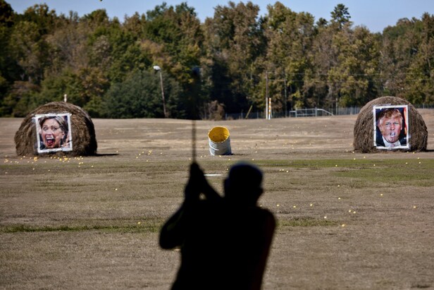 Texas driving range offers Donald Trump and Hillary Clinton as targets ...