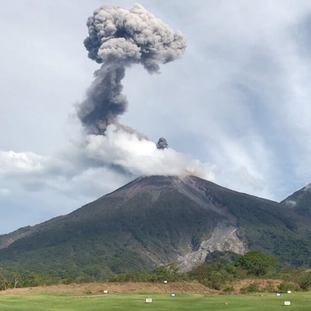 This week's PGA Tour Latinoamerica event features an ERUPTING volcano ...