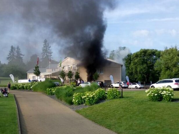 Bizarre clubhouse fire forces early end of a European women's golf ...