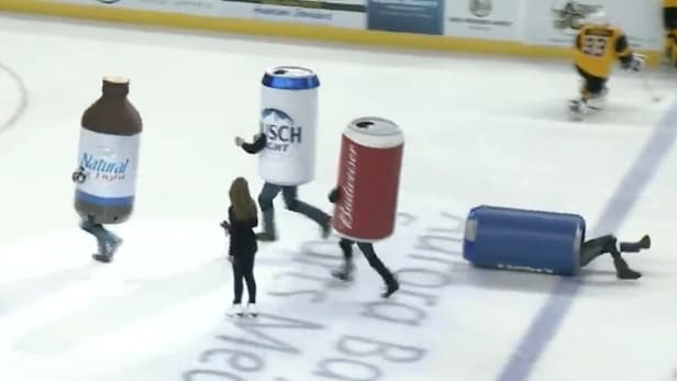 This junior league hockey beer-can race is your sports highlight of the ...