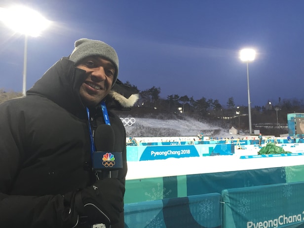 What's Golf Channel guy Damon Hack doing talking about biathlon? (Also ...