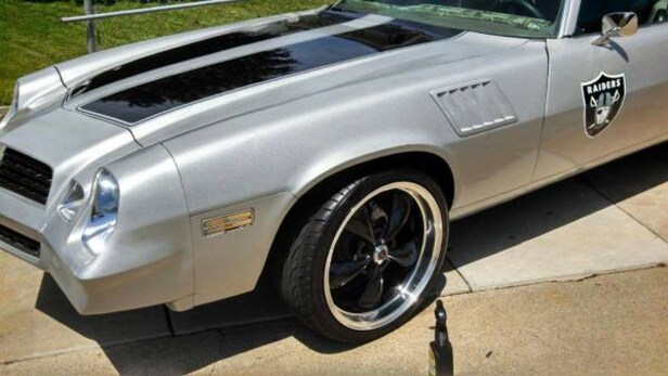 Wife forces husband to sell his custom Oakland Raiders Camaro for ...