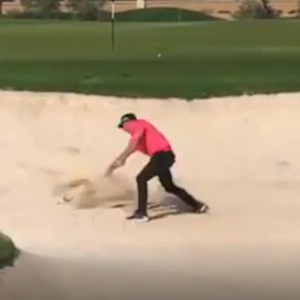 You have to see Sergio Garcia's bunker tantrum to believe it | Golf ...
