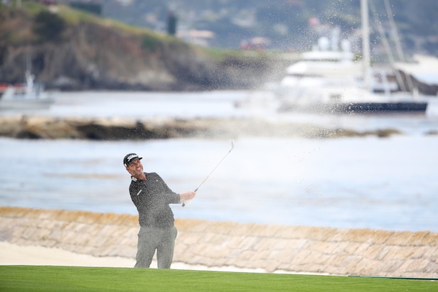 One of the last players in the Pebble Beach field is on the leader ...