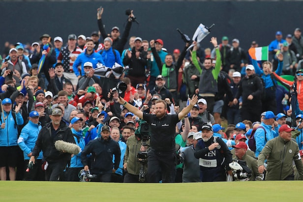 British Open 2019: Watch Shane Lowry's epic walk up the 18th fairway at ...