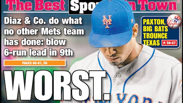 The New York backpages after the Mets' historic choke are beyond brutal ...