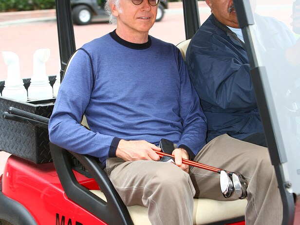 Larry David helping to raise money for caddies at Riviera Country Club ...