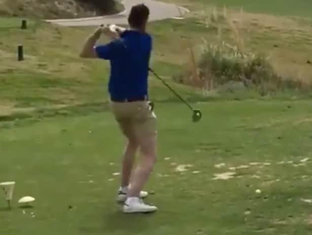 Man whiffs seven straight times before hitting ball an inch, is in our ...