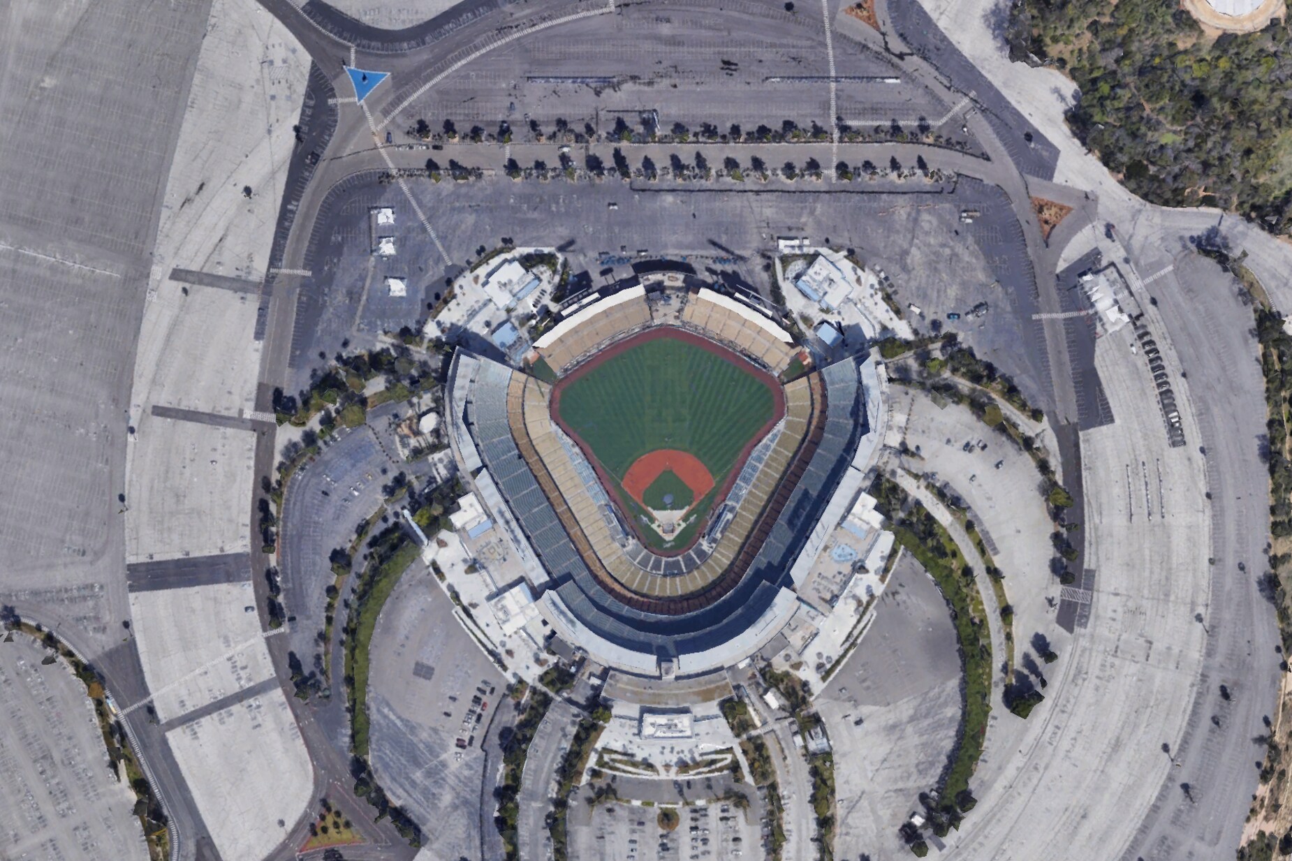 Can you guess every MLB ballpark by its satellite image? | This is the ...