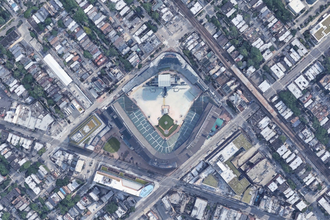 Can you guess every MLB ballpark by its satellite image? | This is the ...