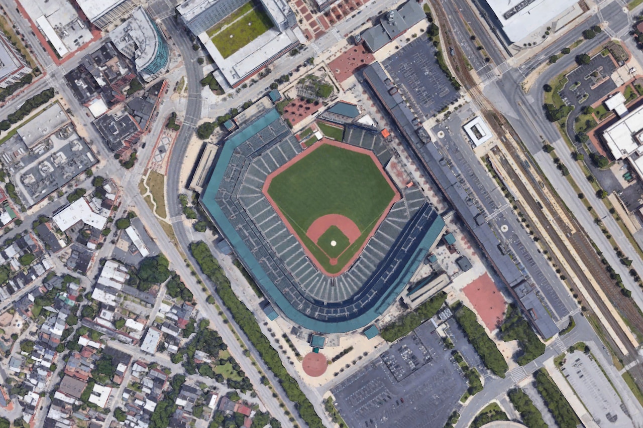 Can you guess every MLB ballpark by its satellite image? | This is the ...