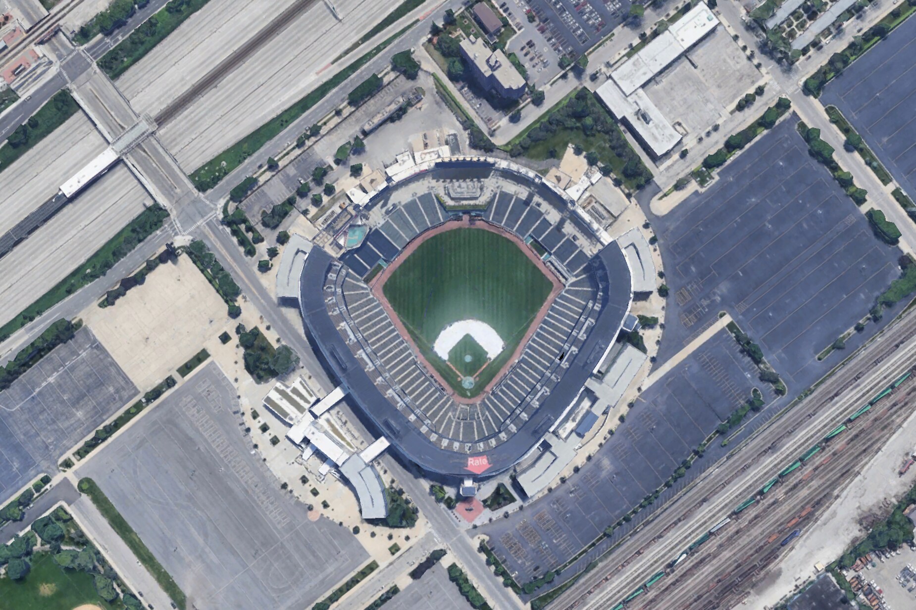 Can you guess every MLB ballpark by its satellite image? | This is the ...