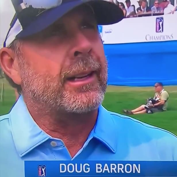 The best moment in golf on Sunday was Doug Barron dropping a monster F ...