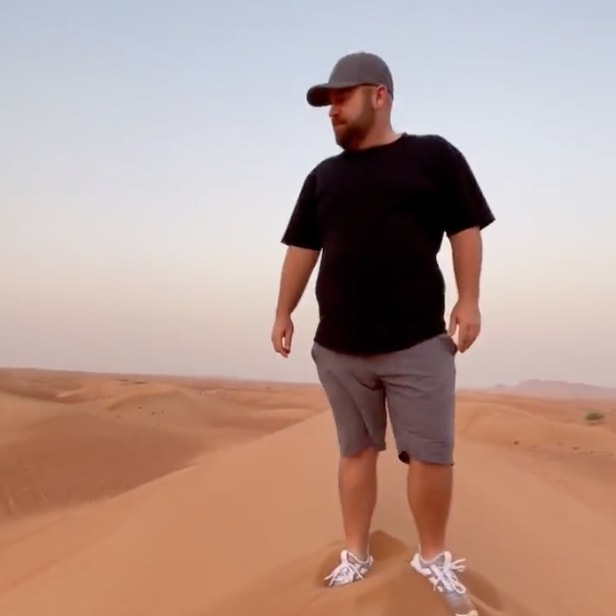 Colt Knost handled surfing down this giant sand dune better than we ...