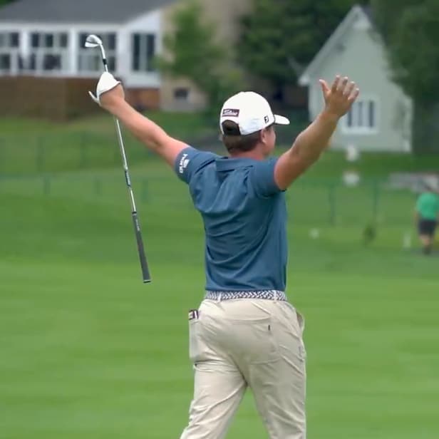 Watch this PGA Tour Americas pro make walk-off ALBATROSS to break ...