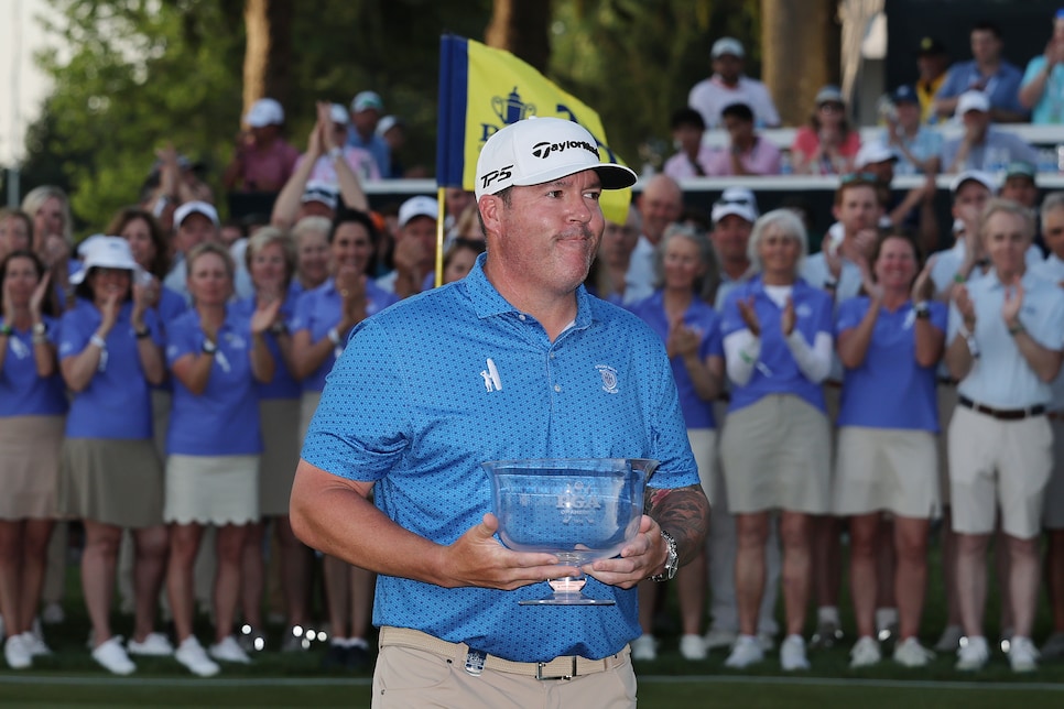 Club pro posts PGA Championship scores after making cut, sees his ...