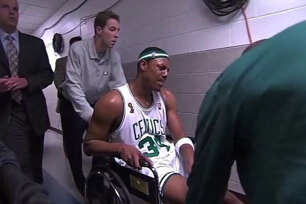 “Why would I need a wheelchair if I pooped my pants?” asks Paul Pierce ...
