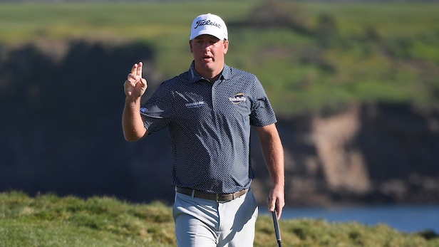 How Tom Hoge got hot when he played it cool on the back nine at Pebble ...