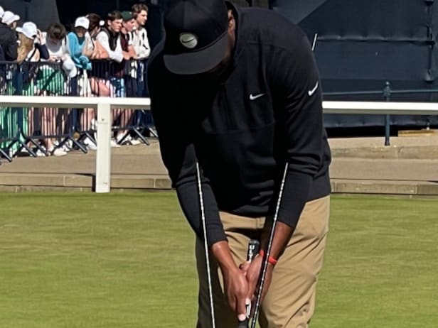 British Open 2022: Tony Finau channels inner 'Tin Cup' with odd-looking ...