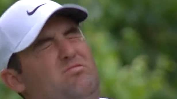 Scottie Scheffler accidentally whacks himself in the face with driver ...