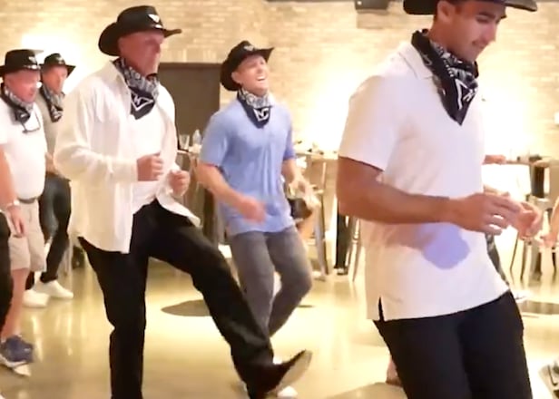 Phil Mickelson spotted line-dancing it up with fellow LIV golfers ...