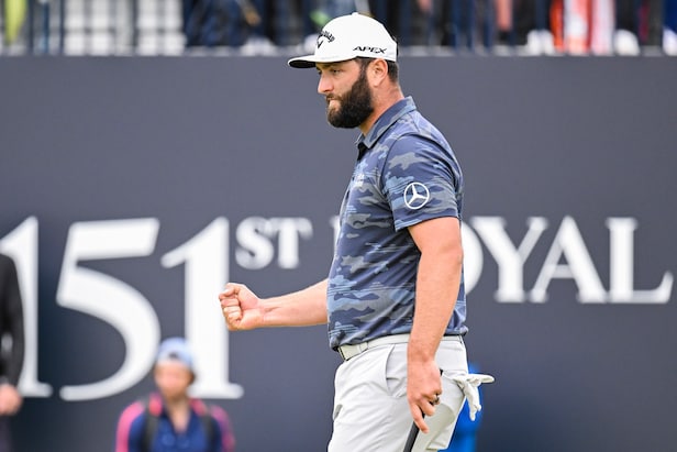 British Open 2023: Scenes from a record round and an electric Jon Rahm ...