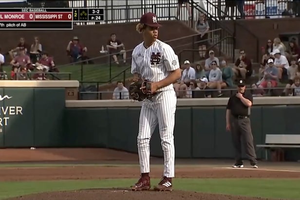 This video of an ambidextrous Mississippi State freshman striking out ... This video of an ambidextrous Mississippi State freshman striking out ...