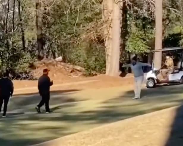 This golf 'fight' featured exactly zero punches thrown but was still ...