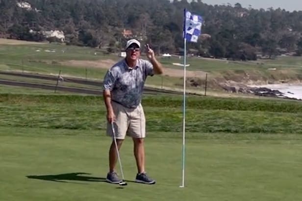 Vijay Singh and Boo Weekley combine for funny albatross at Pebble Beach ...