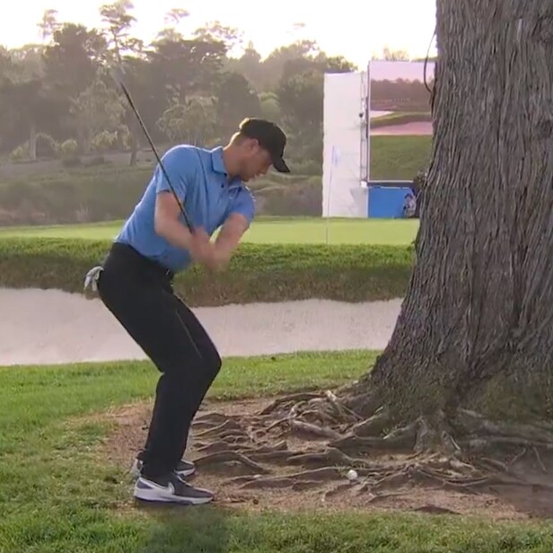 Tour pro lucky he didn’t break his wrist, instead hits crazy recovery ...