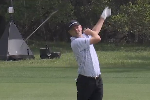 ‘My gosh—WHAT WAS THAT?’: Watch Justin Rose pull off brutal shank-club ...