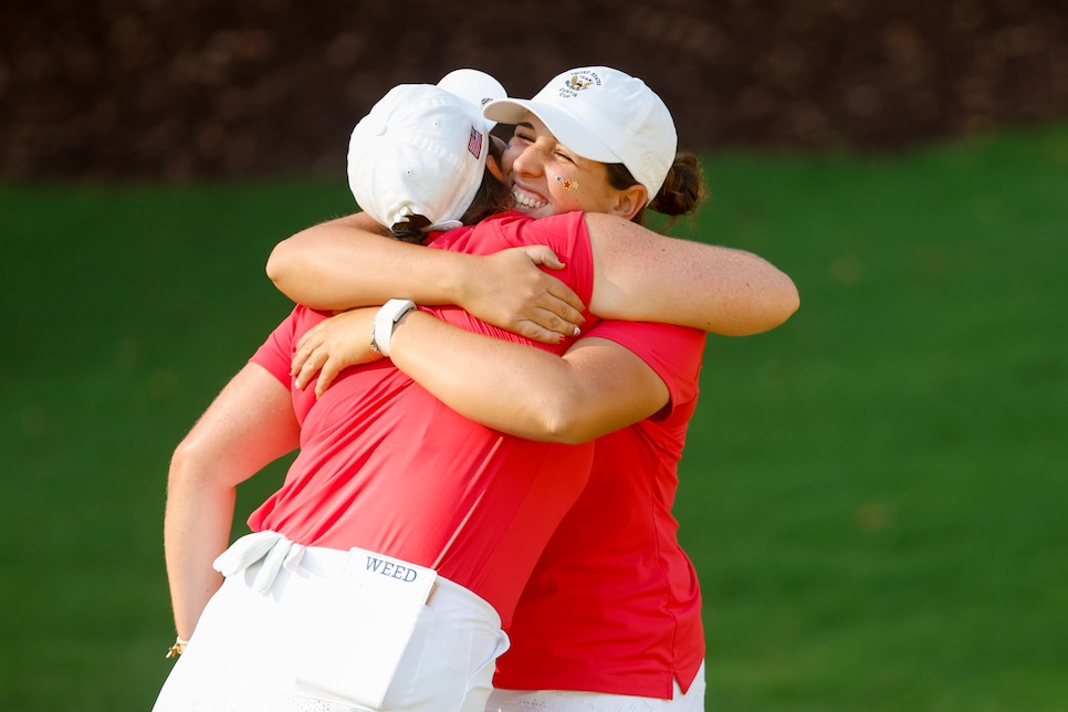 Curtis Cup rookie Farah O'Keefe proves to be perfect partner as ...